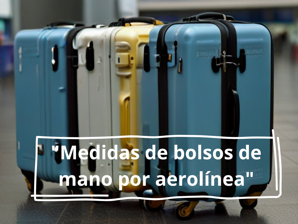 Guía de medidas de bolsos de mano según las principales aerolíneas ...